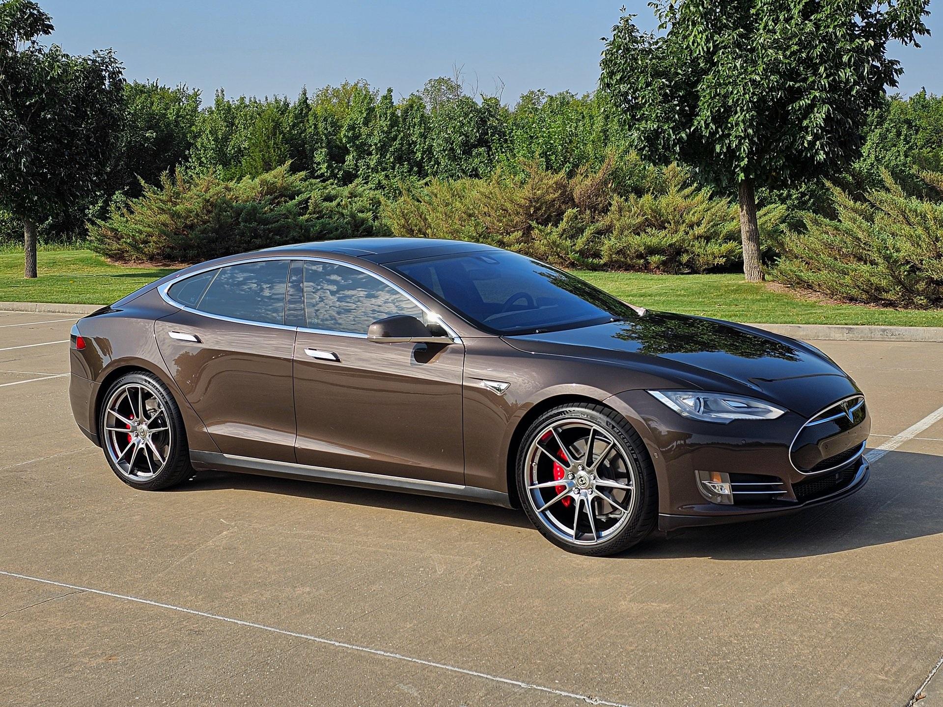 Used 2014 Tesla Model S P85D For Sale Sold Exotic Motorsports of Oklahoma Stock C1185
