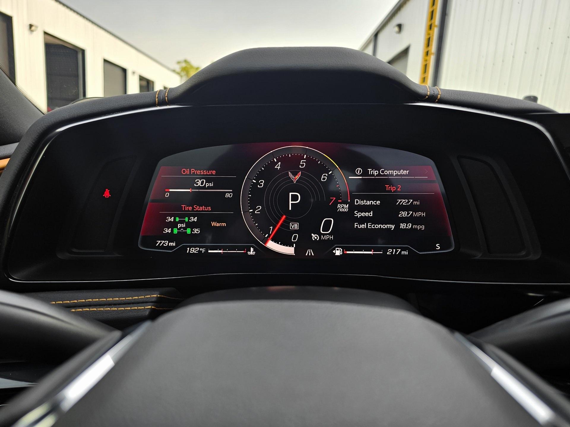 2024 Corvette Stingray Speedometer