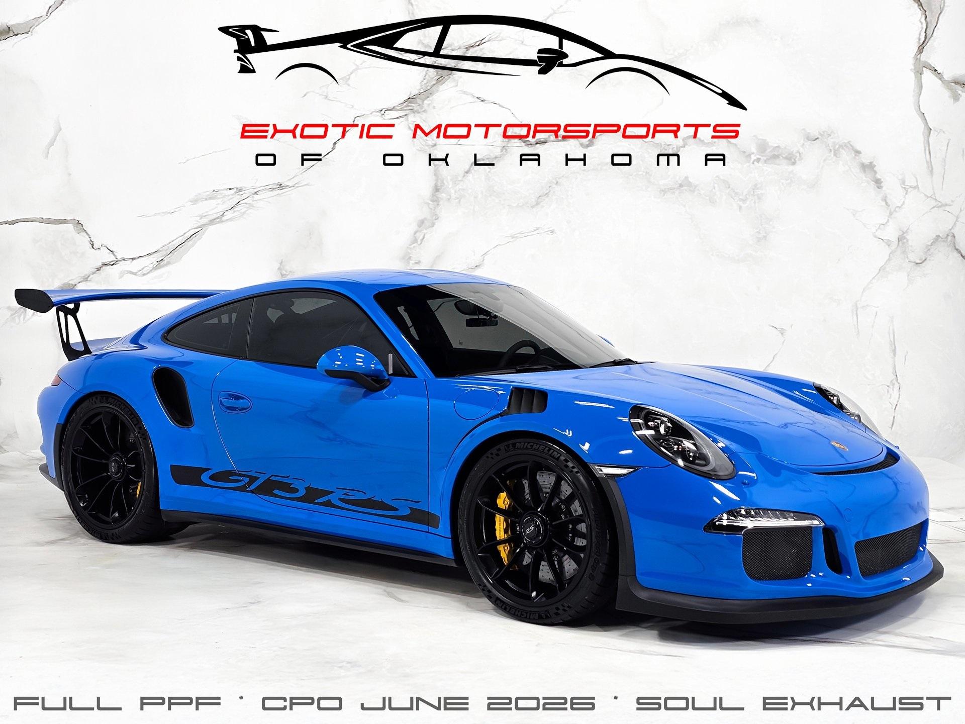 Used 2016 Porsche 911 GT3 RS * CPO 2026 * SOUL EXHAUST * FULL PPF * ROLL CAGE For Sale (Sold ...