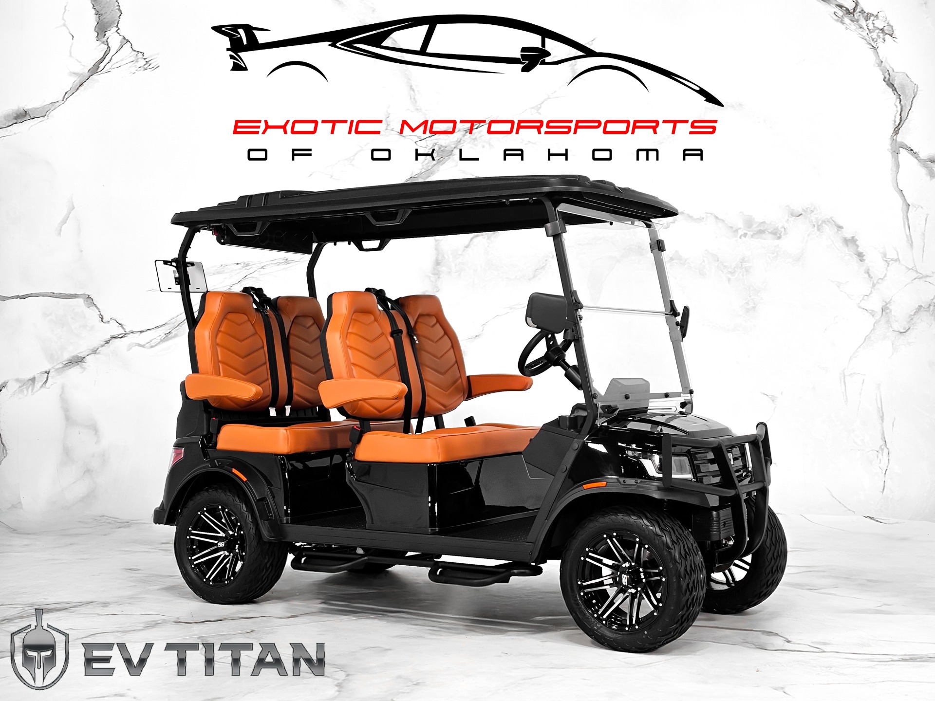 Used 2024 EV Titan Golf Cart FFX 4-Seater * Street Legal 25MPH * Backup ...