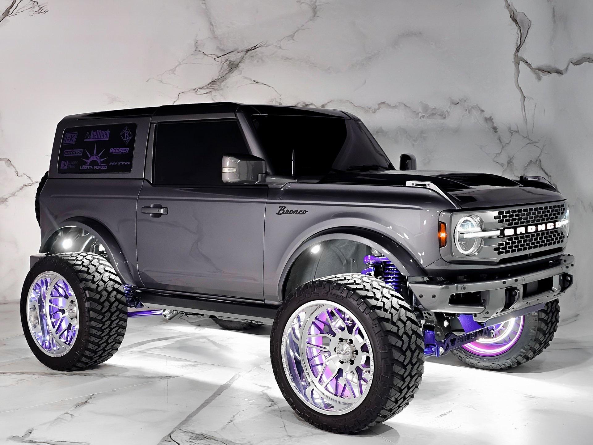 Purple Ford Bronco Raptor
