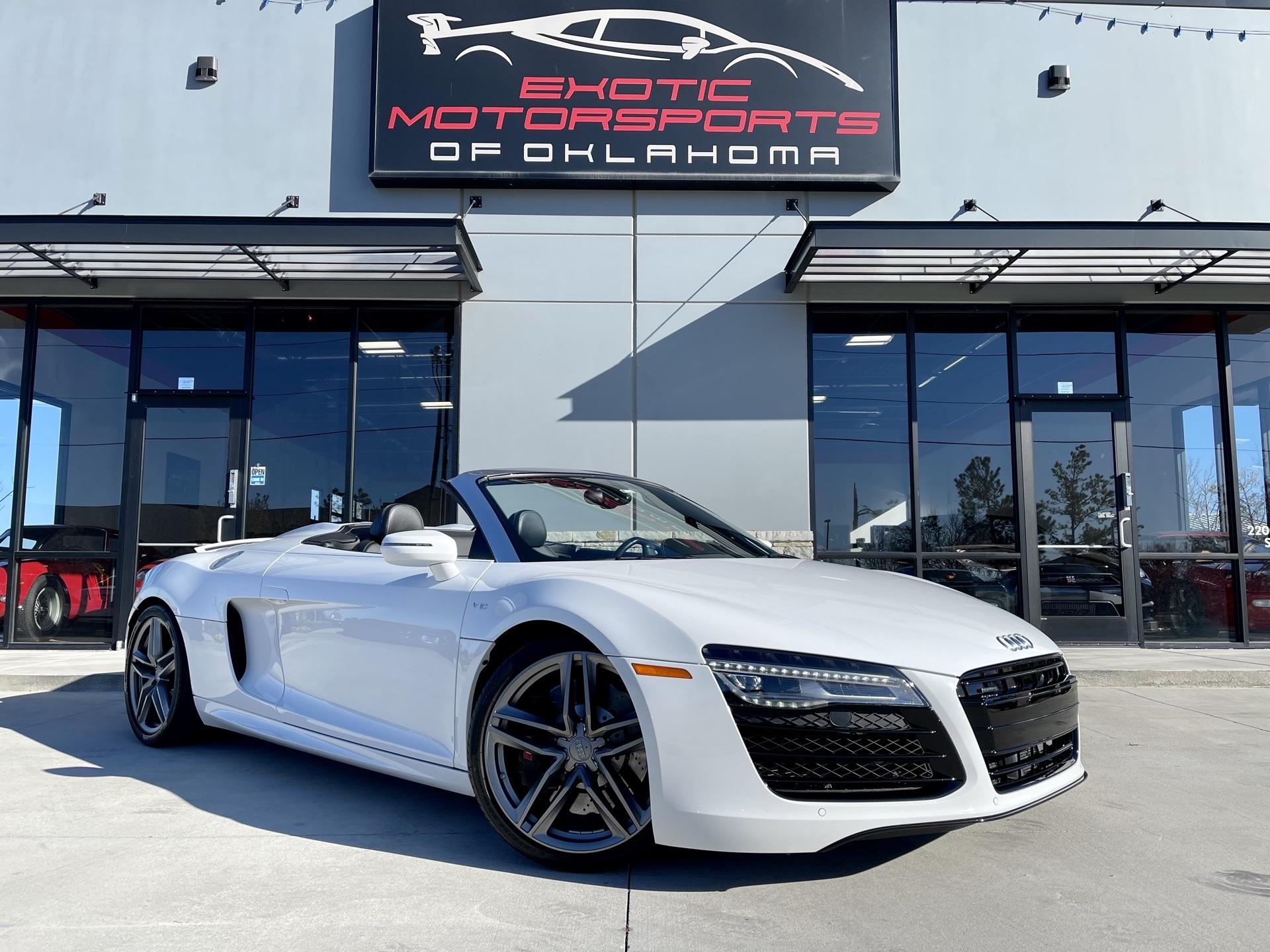 Audi R8 White Convertible